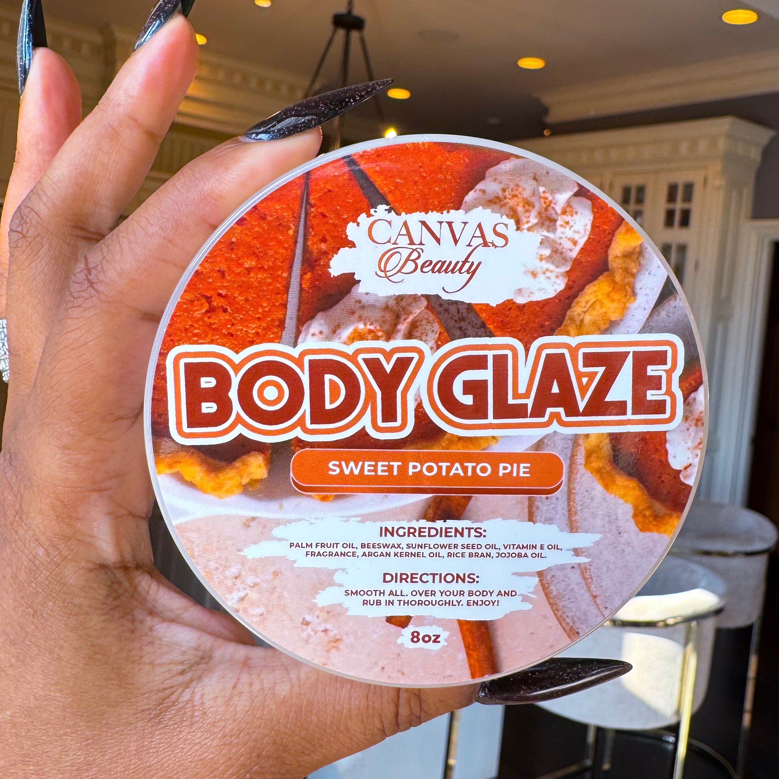 (NEW) BODY GLAZE: SWEET POTATO PIE – CANVAS BEAUTY BRAND
