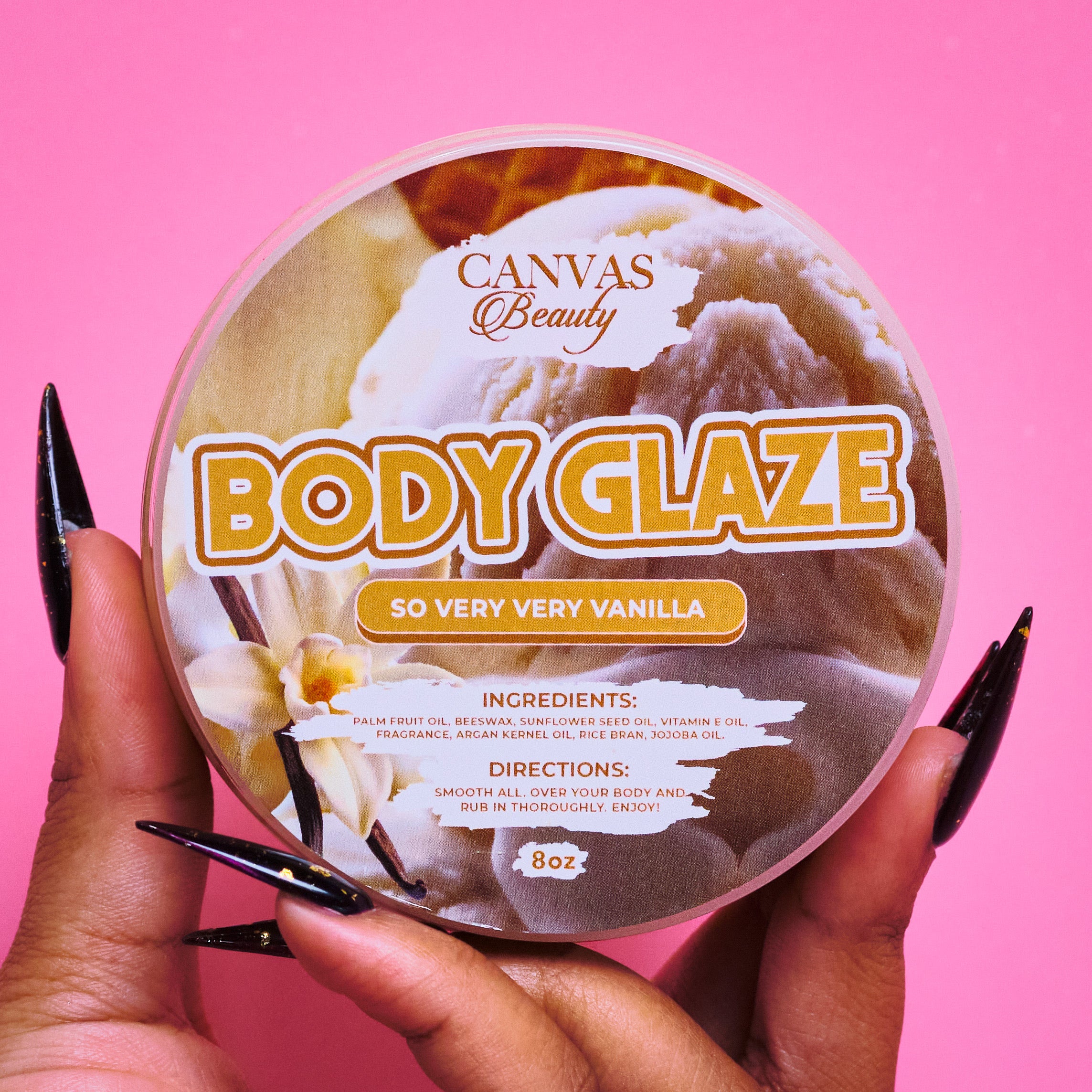 (NEW) BODY GLAZE: SO VERY VERY VANILLA – CANVAS BEAUTY BRAND