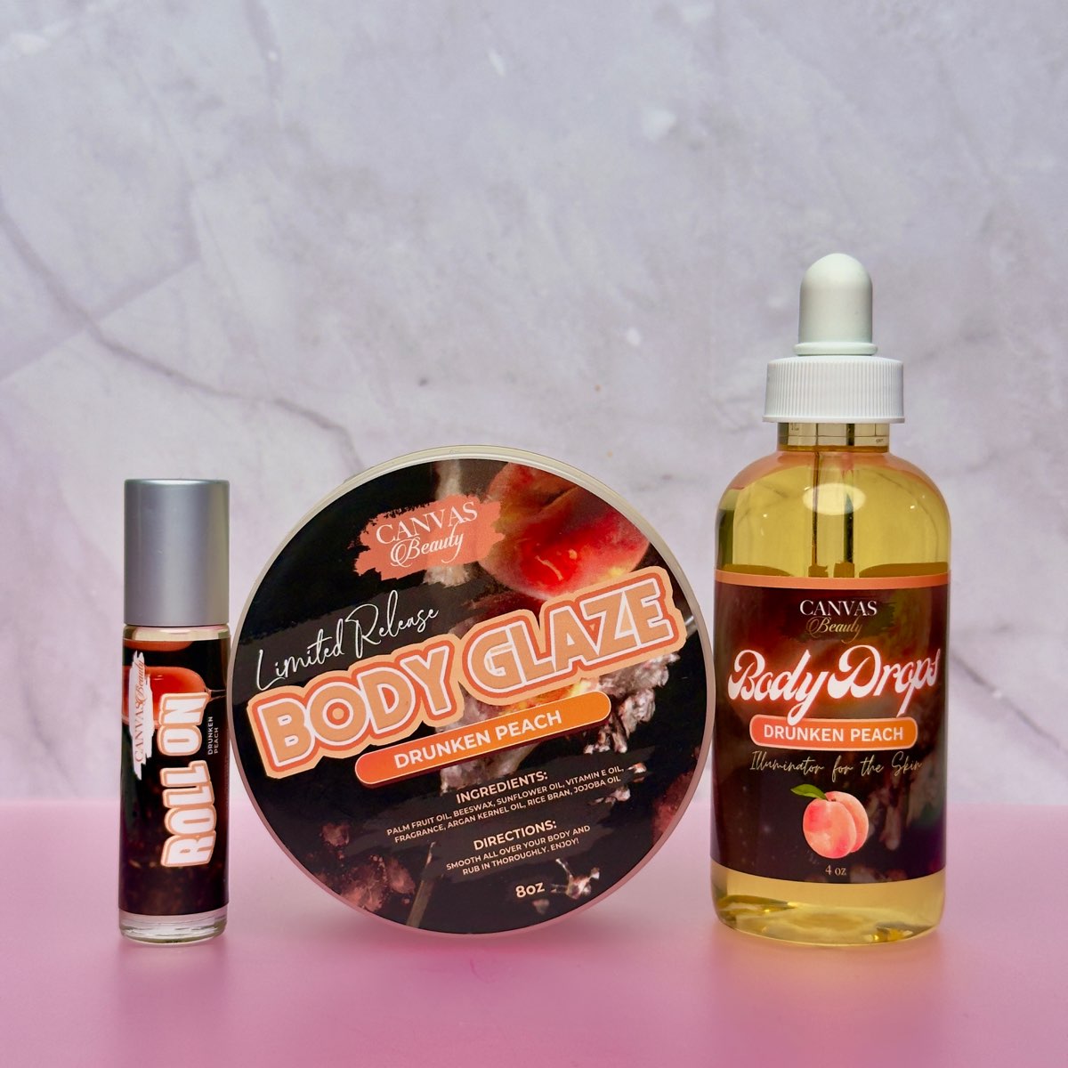 LIMITED TRIOS DRUNKEN PEACH – CANVAS BEAUTY BRAND