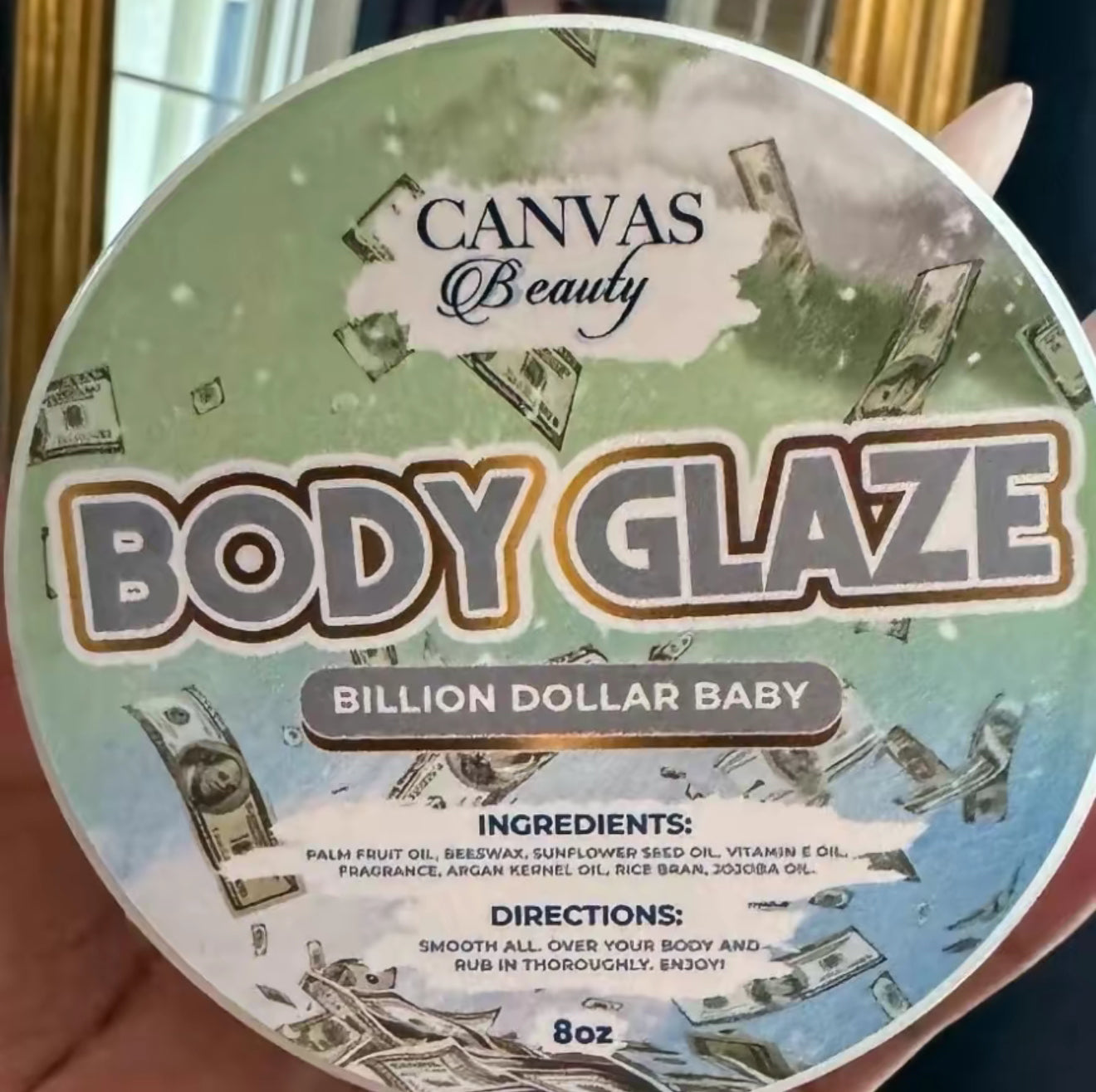 (NEW) BODY GLAZE: BILLION DOLLAR BABY – CANVAS BEAUTY BRAND