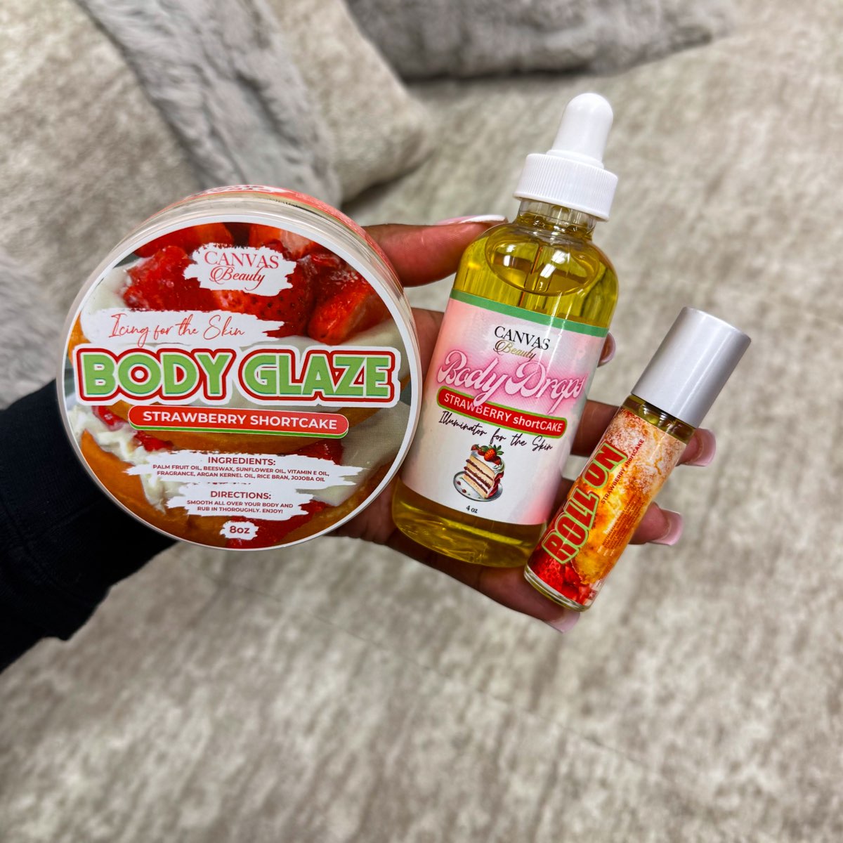 LIMITED TRIOS STRABERRY SHORTCAKE – CANVAS BEAUTY BRAND