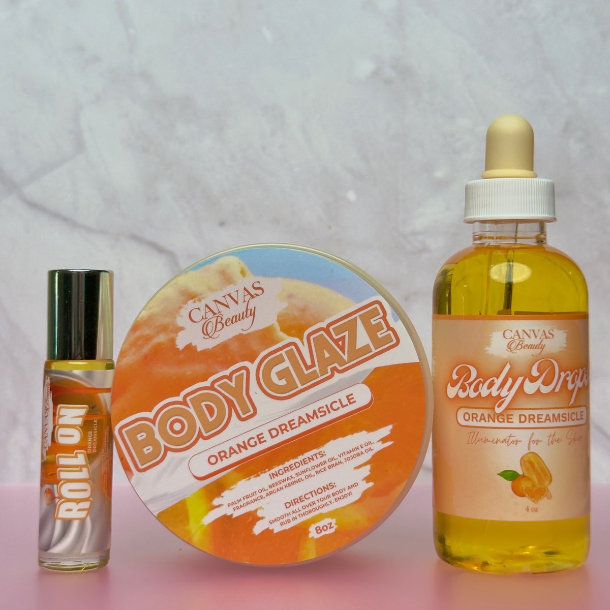 LIMITED TRIOS ORANGE DREAMSICLE – CANVAS BEAUTY BRAND