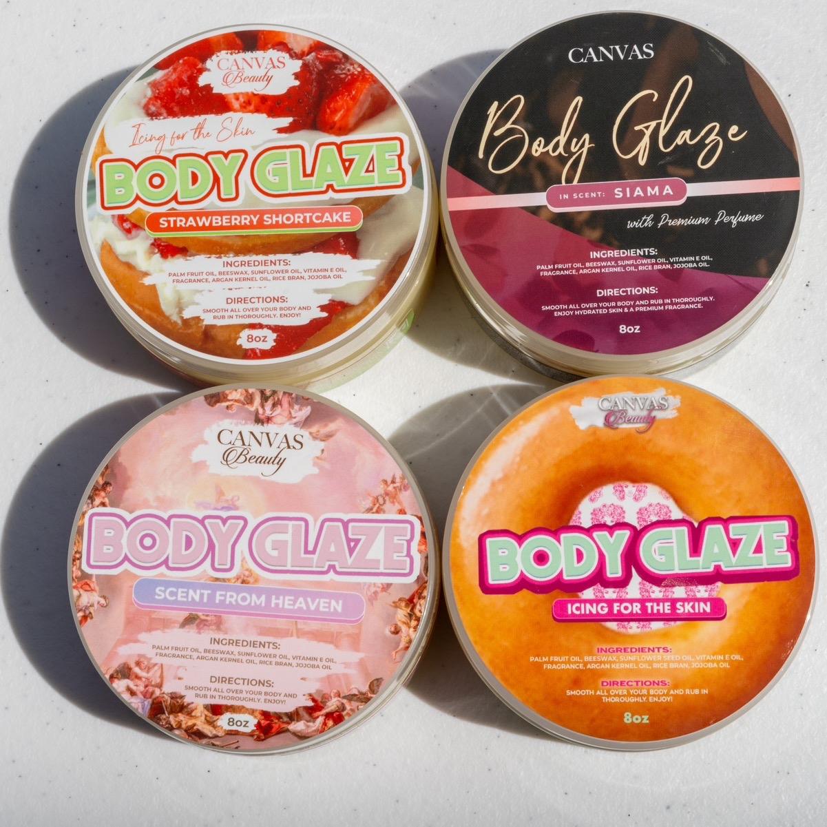 PERFECT FOUR YOU (recommended for first time glazers) – CANVAS BEAUTY BRAND