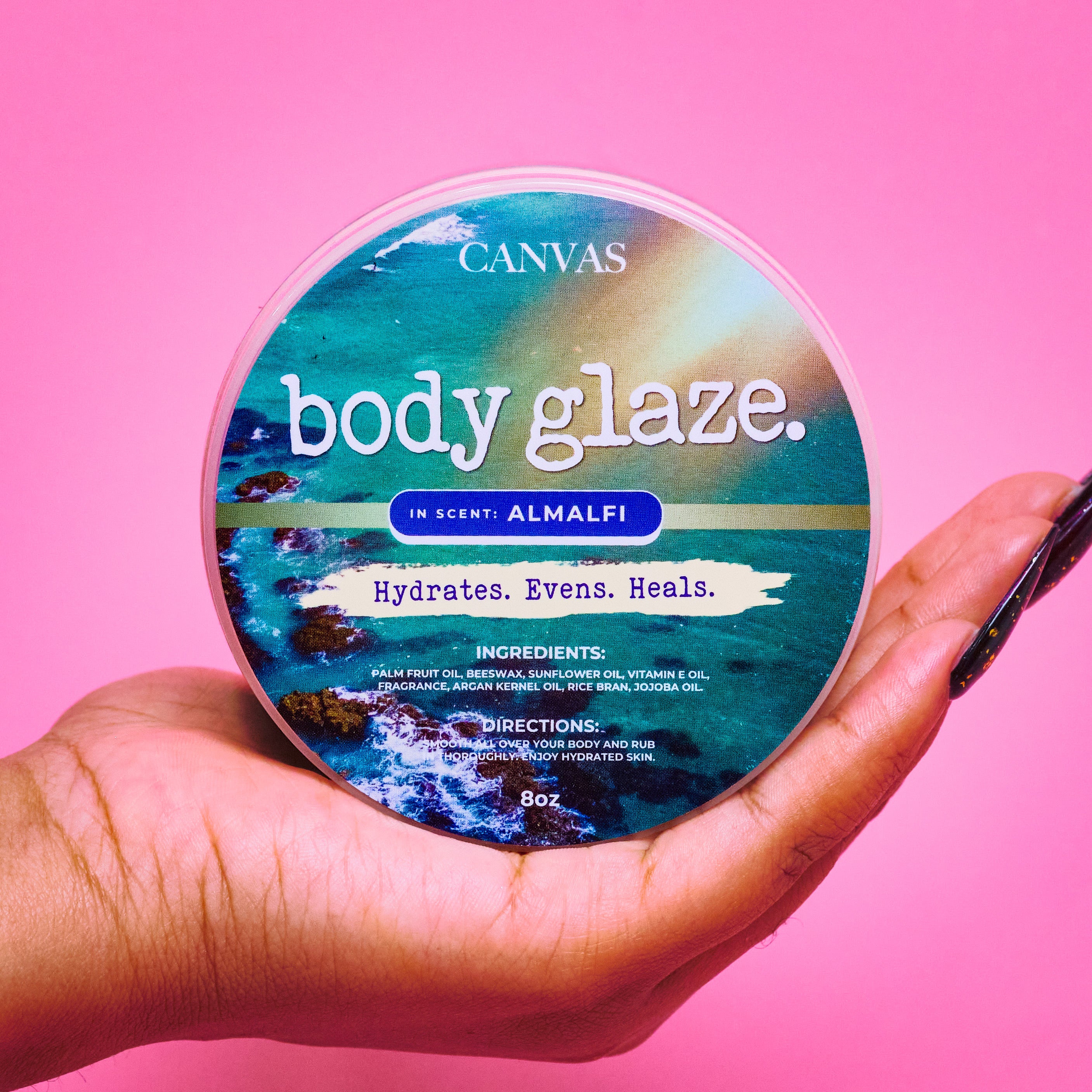 (NEW) BODY GLAZE: ALMALFI – CANVAS BEAUTY BRAND