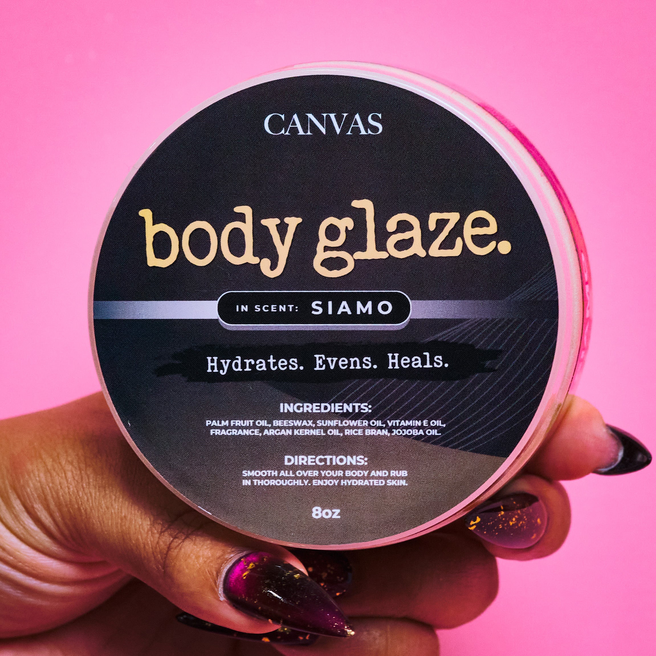 (NEW) BODY GLAZE: SIAMO – CANVAS BEAUTY BRAND