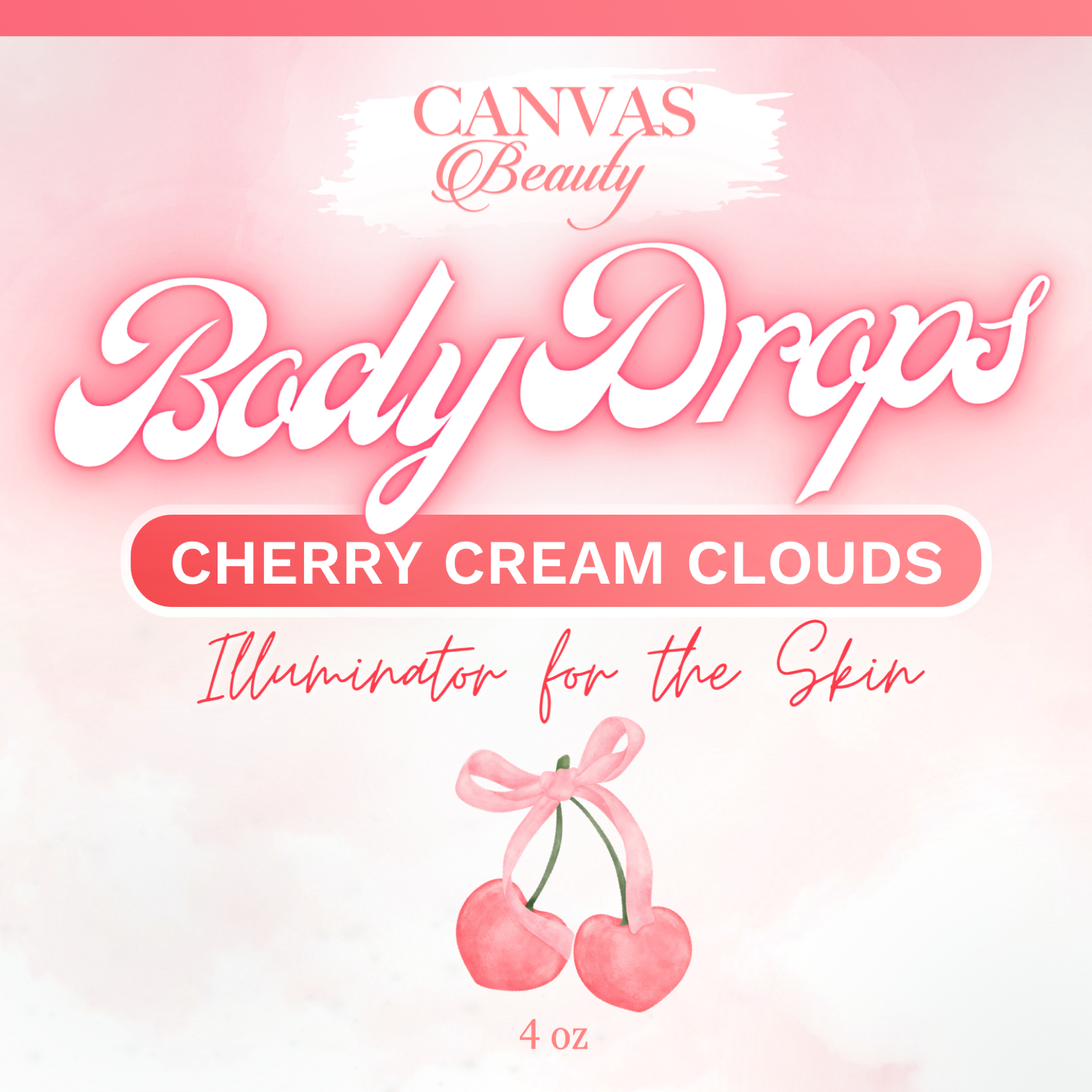 (NEW) BODY DROPS Cherry Cream Clouds Scent – CANVAS BEAUTY BRAND