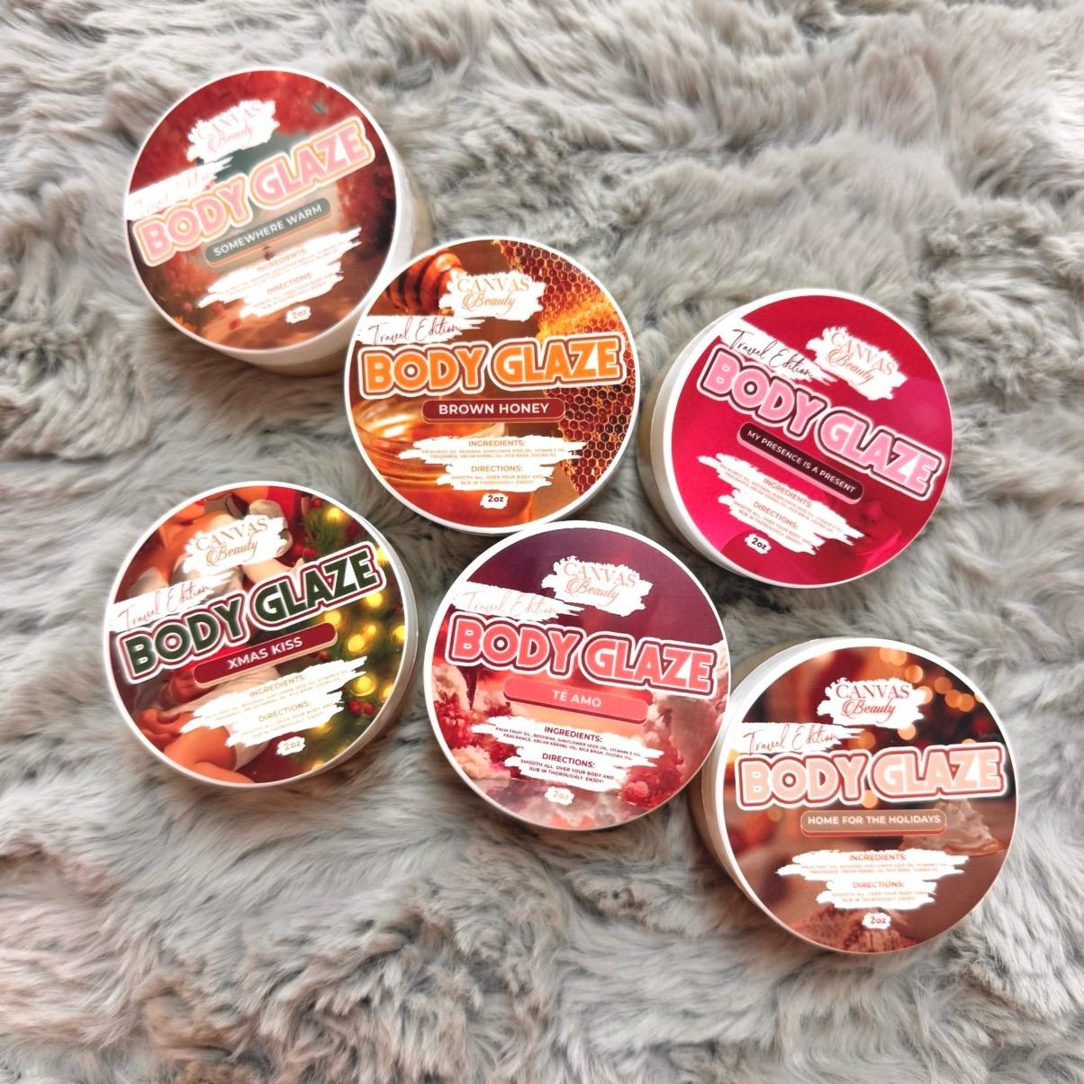 BODY GLAZE 6 PACK 2oz – CANVAS BEAUTY BRAND