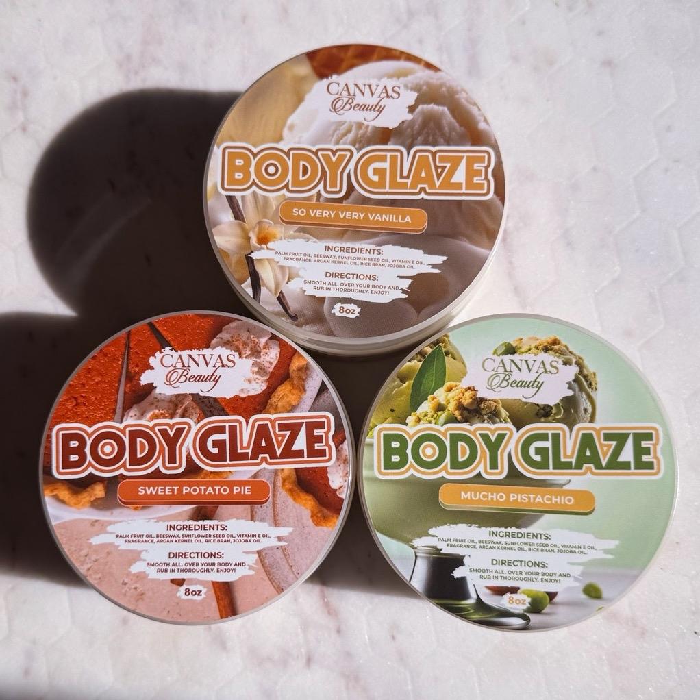 BODY GLAZE 8oz BIG 3 BUNDLE – CANVAS BEAUTY BRAND