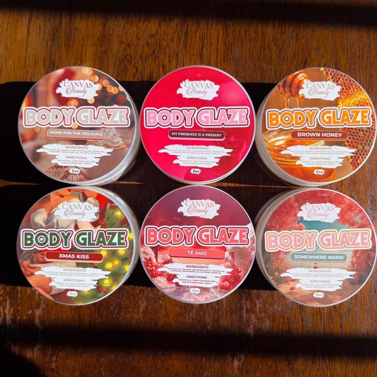 BODY GLAZE 6 PACK 8oz – CANVAS BEAUTY BRAND