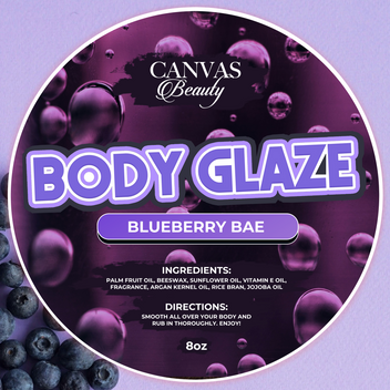 (NEW) BODY GLAZE: BLUEBERRY BAE – CANVAS BEAUTY BRAND