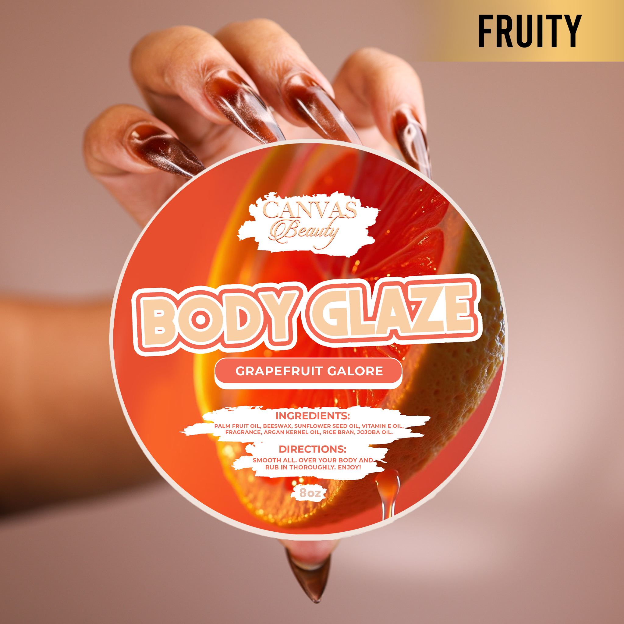 (NEW) BODY GLAZE: GRAPEFRUIT GALORE – CANVAS BEAUTY BRAND