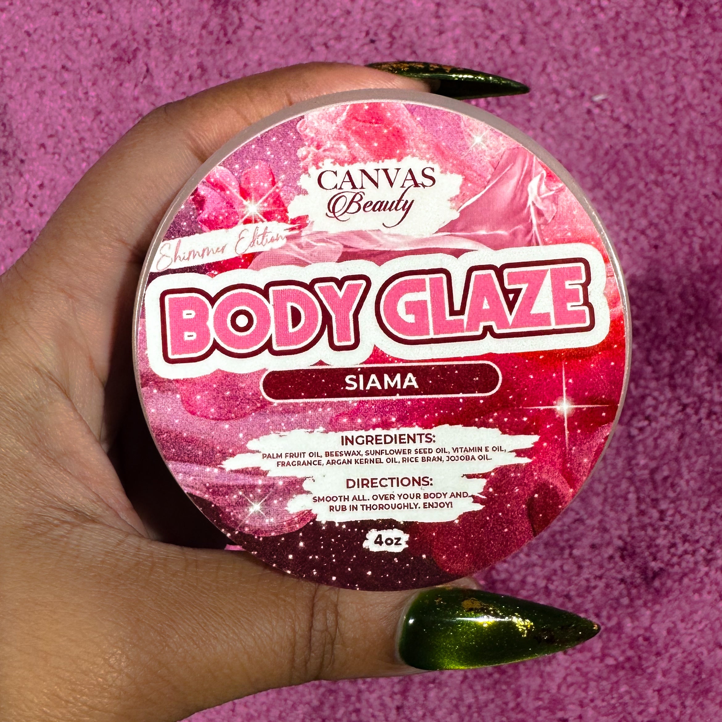 SIAMA SHIMMER BODY GLAZE – CANVAS BEAUTY BRAND