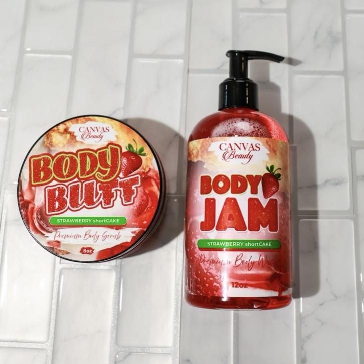 JAM & BUFF DUO: STRAWBERRY SHORTCAKE – CANVAS BEAUTY BRAND