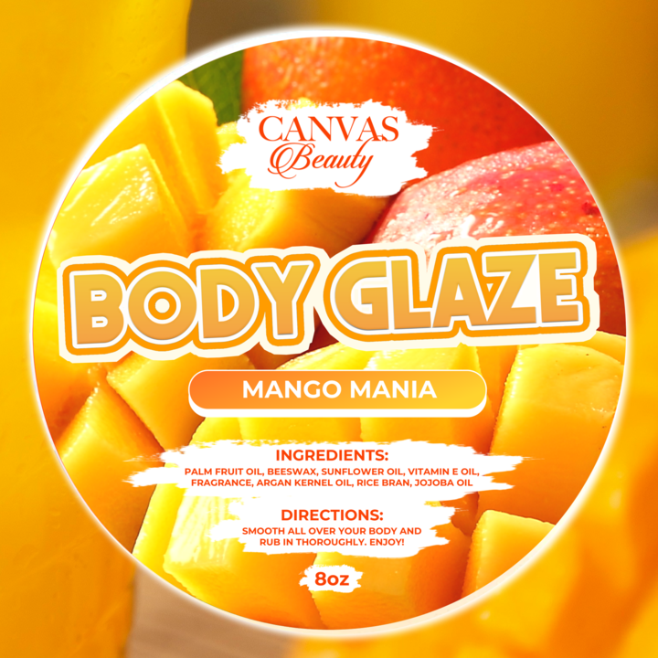 (NEW) BODY GLAZE: MANGO MANIA – CANVAS BEAUTY BRAND